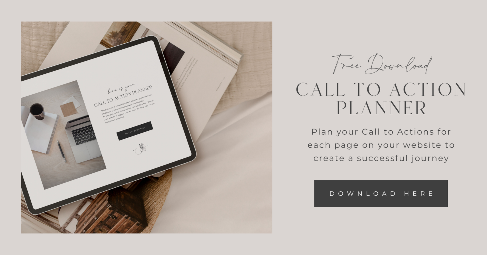 How to correctly use Call to Actions on your website