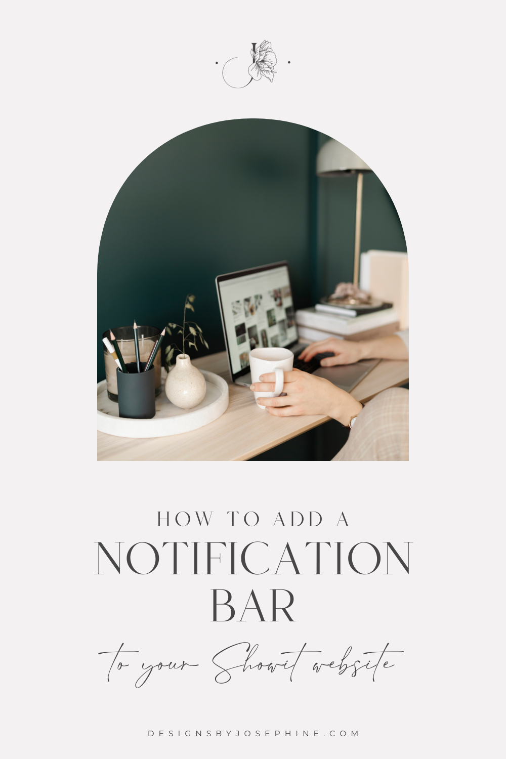 How to add a notification bar to your Showit Website