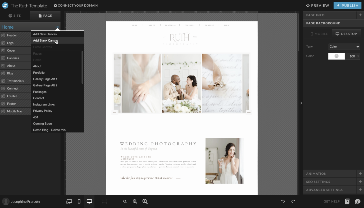 How to add a notification bar to your Showit Website