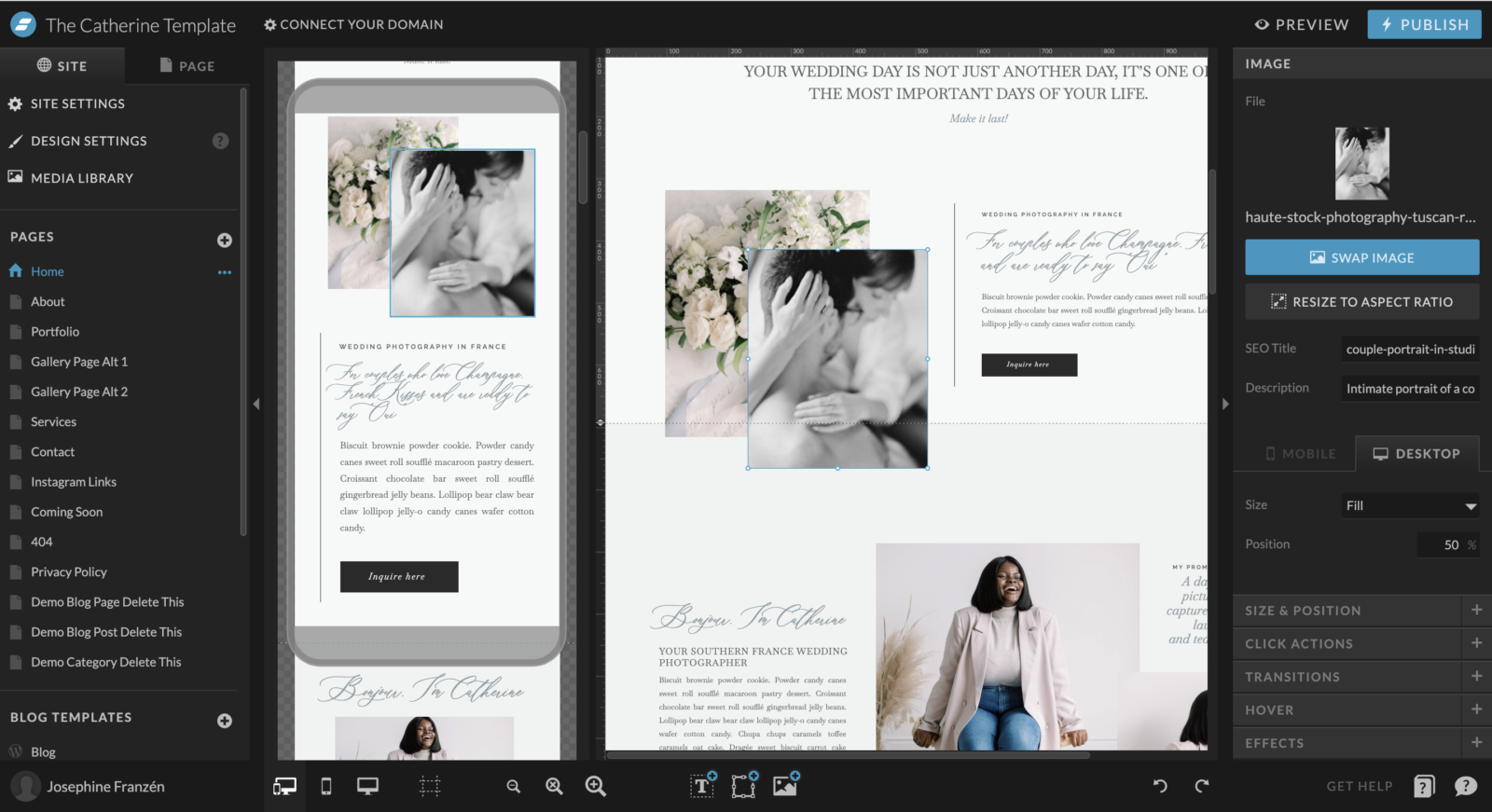 How to add Image Titles and Alt-Text for SEO on your Photography Website